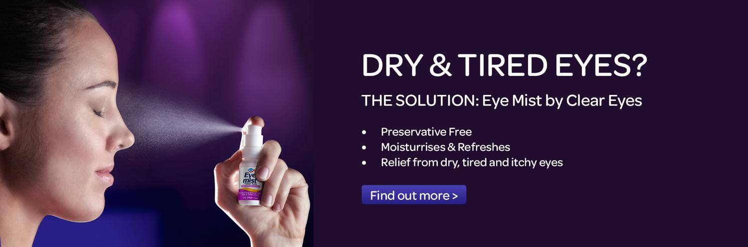 Eye Spray For Red, Sore, Itchy and Dry Eyes - Clear Eyes